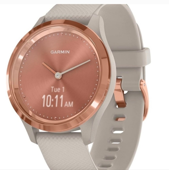 garmin | Wearables | Garmin Vivomove 3s Rose Gold Stainless Steel Bazel ...